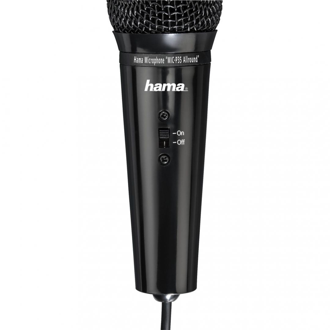 Hama MIC-P35 Allround Microphone for PC and Notebook Black – CompactBolt